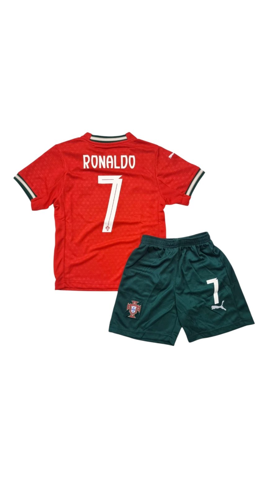 Uniforme Portugal 2025-2026 local rojo para niño